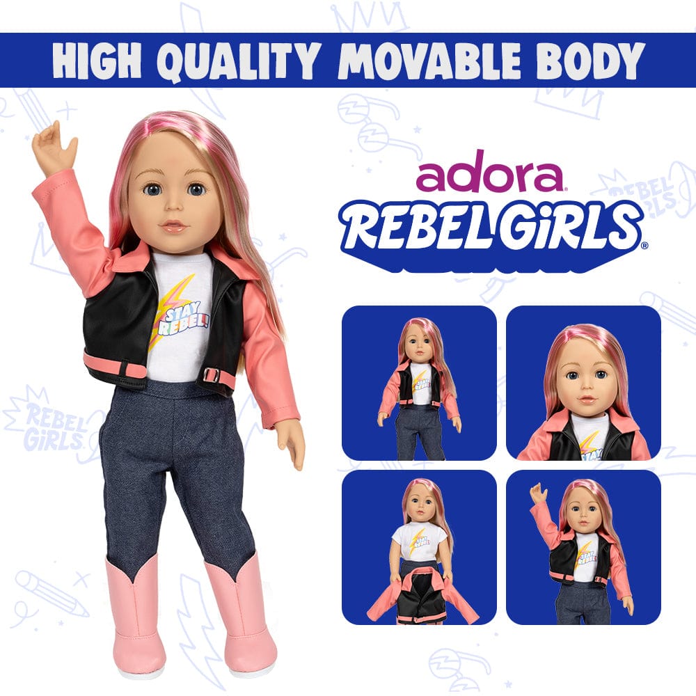 Adora 18" Rebel Girls Doll Champion, inspired by Motocross Ashley Fiolek