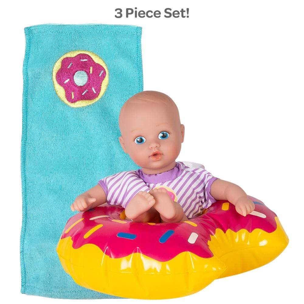 Adora Baby Bath Toy SplashTime Baby Tot Sprinkle Donut, 8.5 inch